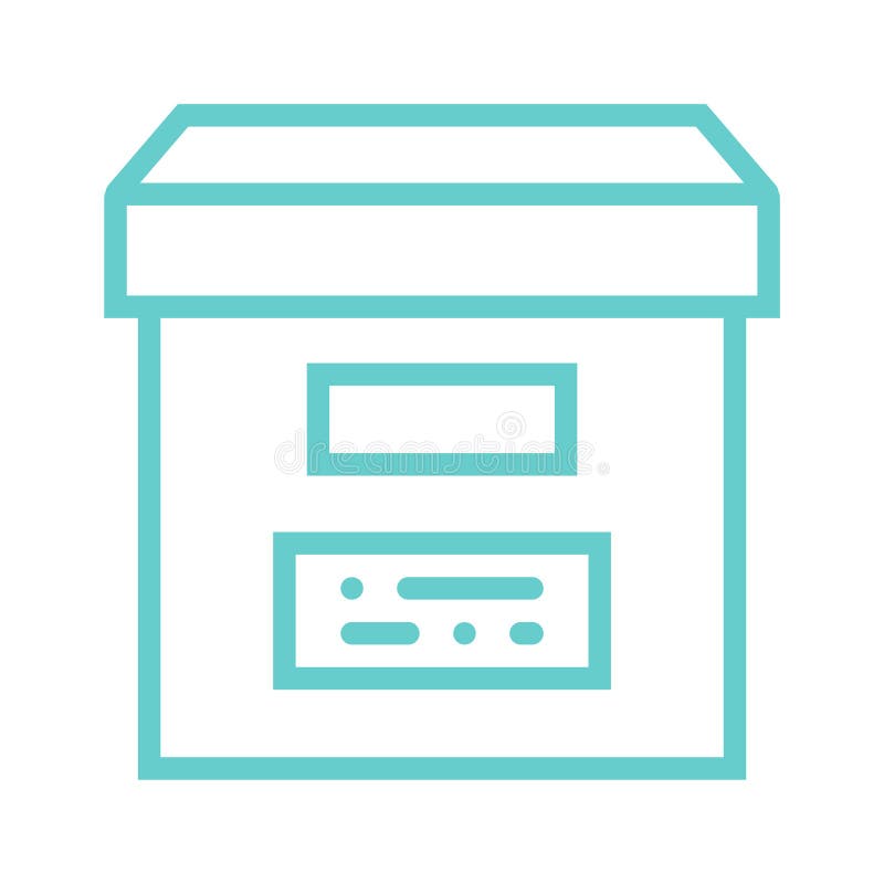 Archive Icon Illustration Design Stock Vector - Illustration of ...