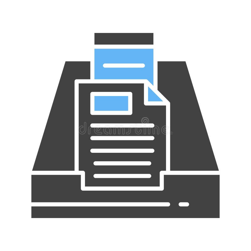 Archive Icon Image. stock vector. Illustration of paper - 290136421