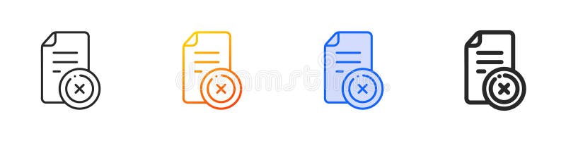 Archive Icon.Thin Linear, Gradient, Blue Stroke and Bold Style Design ...