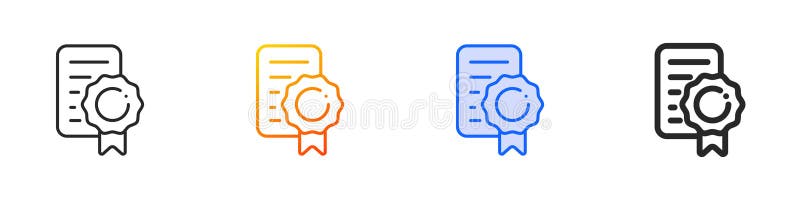 Archive Icon.Thin Linear, Gradient, Blue Stroke and Bold Style Design ...