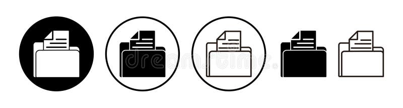 Archive Icon . Archive Storage Icon Vector. Folders Icon Stock Vector ...