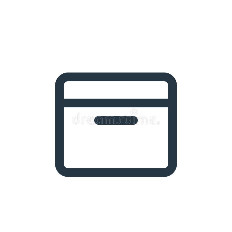 Archive Icon Vector from Email Ui Concept. Thin Line Illustration of ...