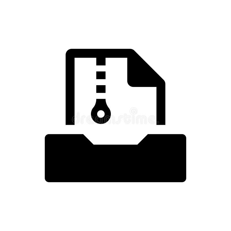 Archive icon stock vector. Illustration of icon, archive - 223996526