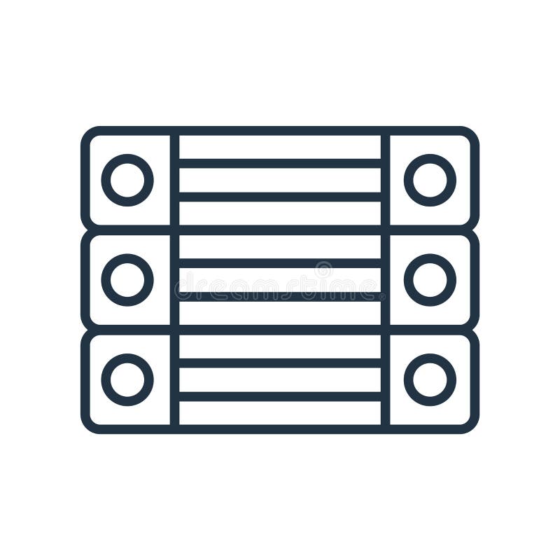 Archive Icon Vector Isolated On White Background, Archive Sign , Stock ...