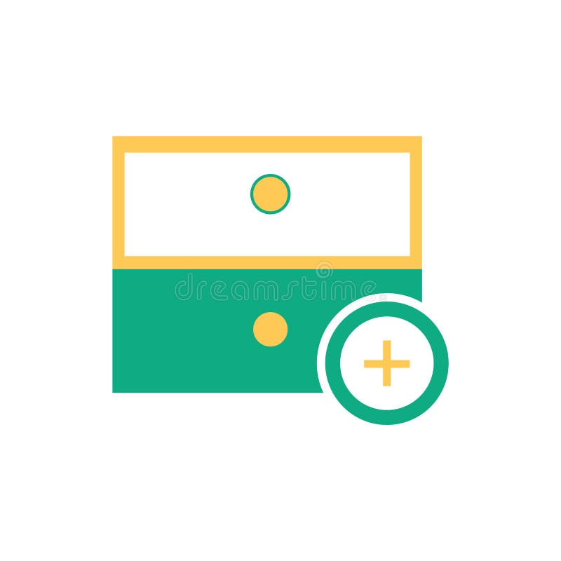 Archive Icon Vector Sign and Symbol Isolated on White Background Stock ...