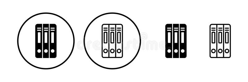 Archive Icon . Archive Storage Icon Vector. Folders Icon Stock Vector ...