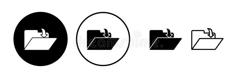 Archive Icon . Archive Storage Icon Vector. Folders Icon Stock Vector ...