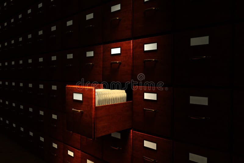 Archive Room stock photo. Image of drawer, storage, files - 26137850