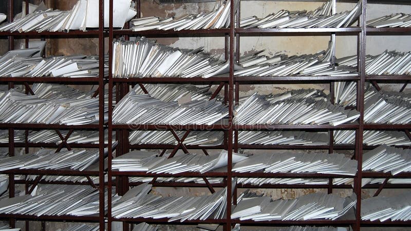 Archive stock image. Image of administration, folder - 217459821