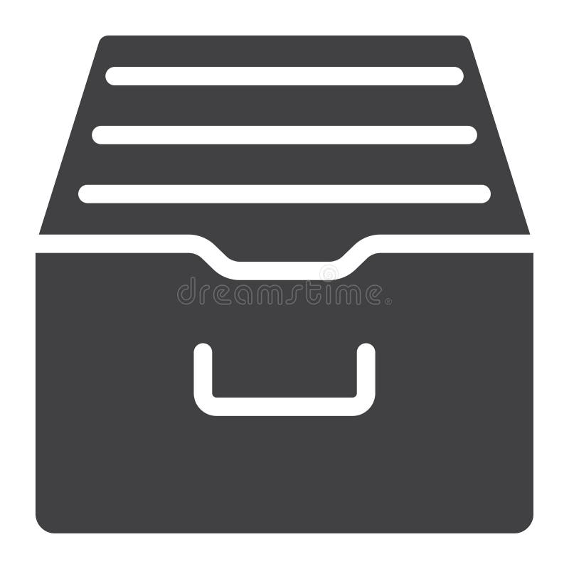 Archive Box Storage Symbol Icon Stock Illustrations – 3,372 Archive Box ...