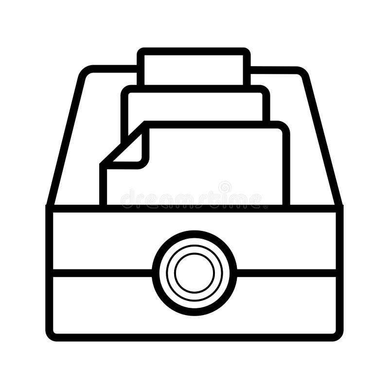 Archive storage solid icon stock illustration. Illustration of icon ...