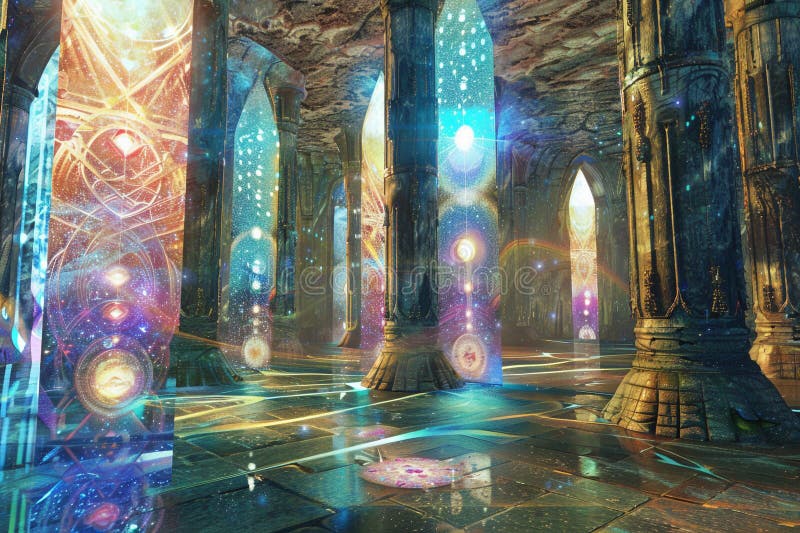 Archive of the Universes Laws with Holographic Scrolls Floating in a ...