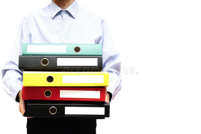 Het Archiveren Van Documenten Stock Foto - Image of velen, archivering ...