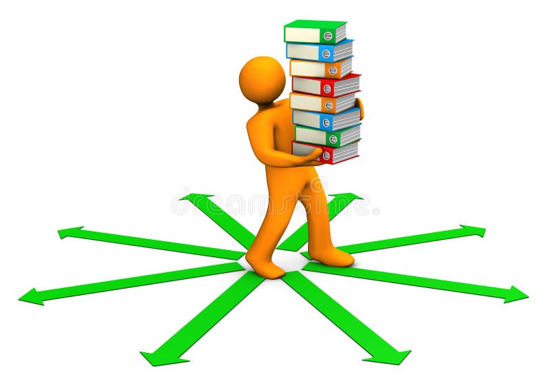 Archiving stock illustration. Illustration of paperwork - 26635546