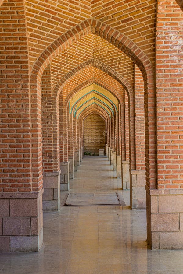 Archway of the Blue Mosque in Tabriz, Ir Stock Image - Image of asia ...