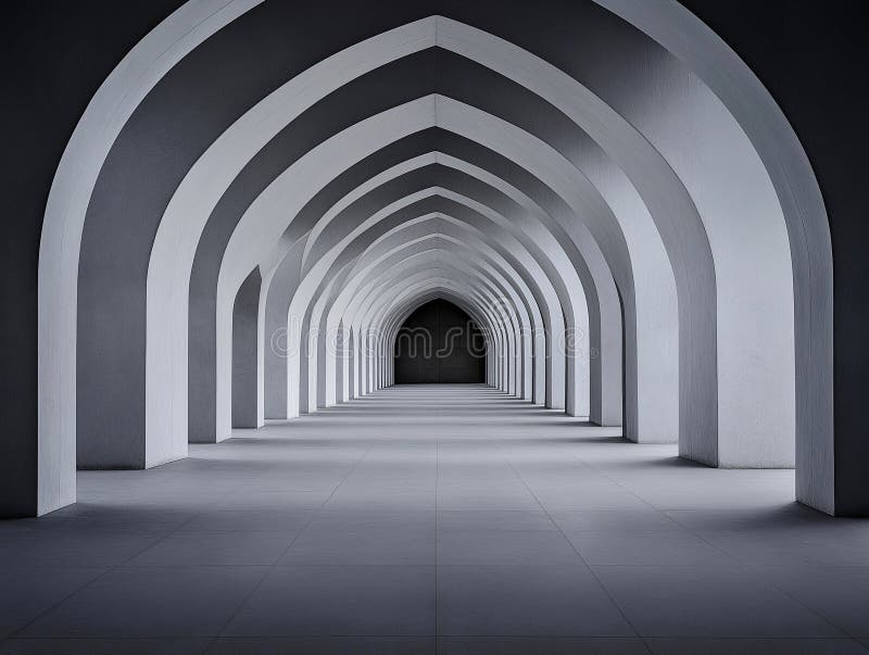 Archway Corridor: a Pathway Leading into a Dark, Unknown Destination ...