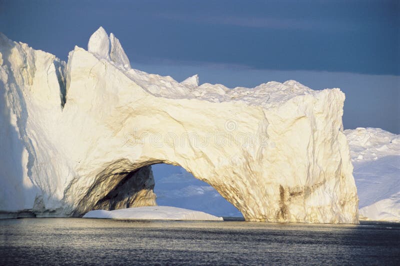 Archway made of Ice stock image. Image of iceberg, geography - 30845157
