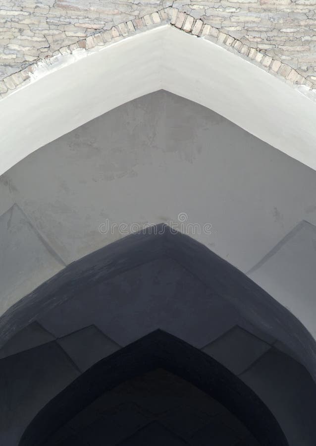 Archway of a Mosque in Uzbekistan Stock Image - Image of inside, arcade ...
