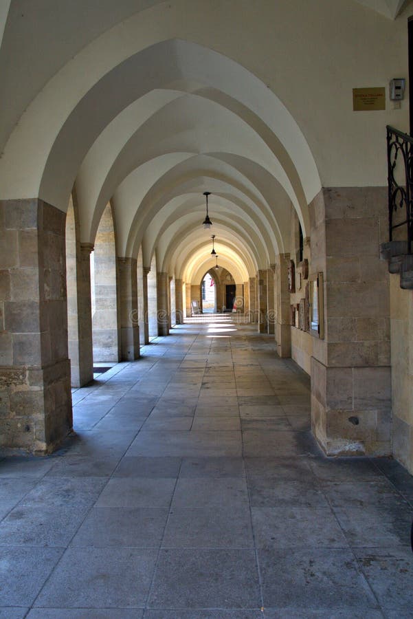 Archways of Austria stock image. Image of cloister, castle - 169012251