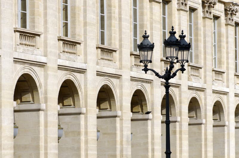 Archways in Center of Bordeau City Stock Photo - Image of urban, travel ...