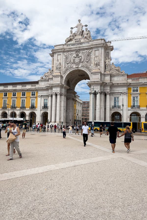 Arco Da Rua Augusta in Lisbon Editorial Photo - Image of gateway ...