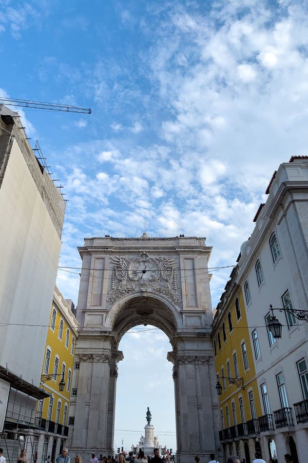 Arco Da Rua Augusta in Lisbon Editorial Photo - Image of history ...