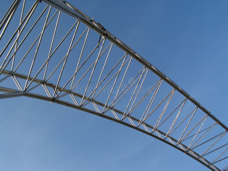 Arco del metal imagen de archivo. Imagen de estructural - 801447