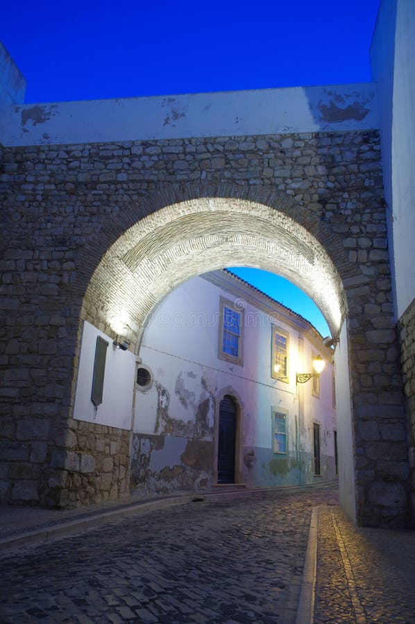 Arco do Repouso stock photo. Image of ancient, moorish - 24952982