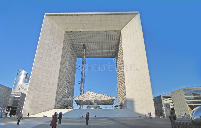 Arco grande, Paris imagem de stock editorial. Imagem de panorama - 28280319