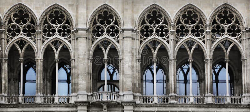 Arcos Góticos En La Cara De La Catedral De Ely, Imagen de archivo - Imagen de detallado, sagrado ...