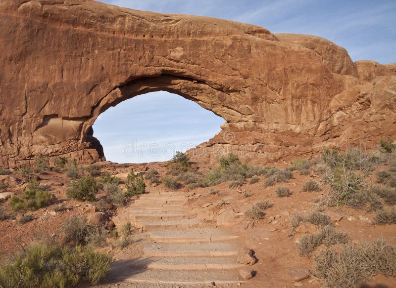 Muestra Del Parque Nacional De Los Arcos Imagen de archivo - Imagen de ...