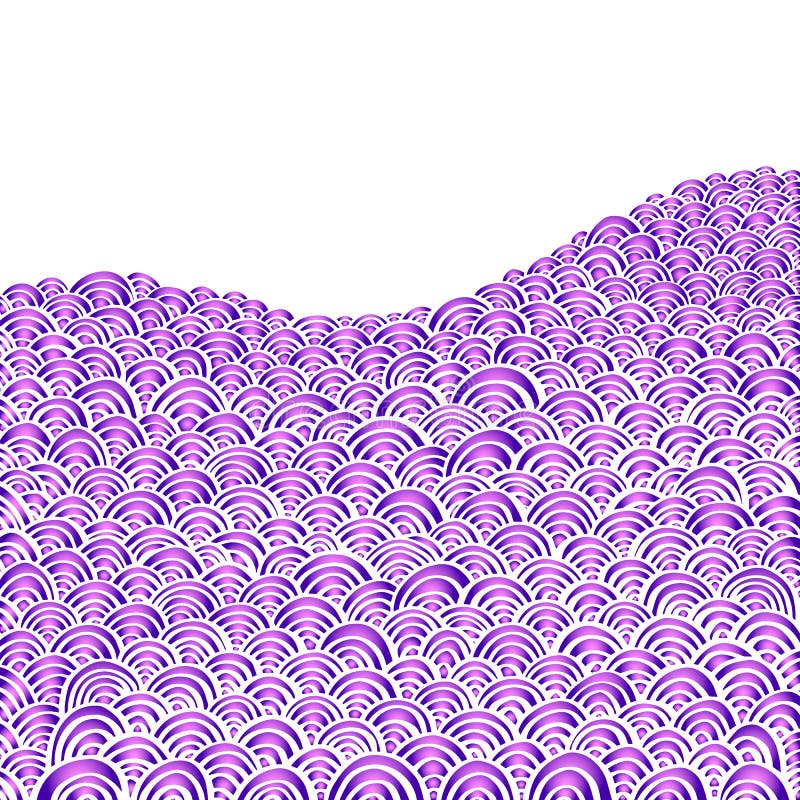 Arcs Handdrawn Pattern-02 stock vector. Illustration of geometric ...