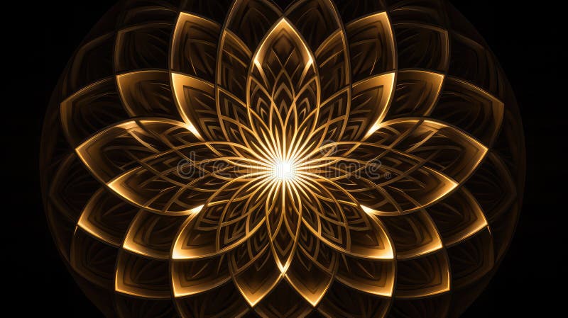 Arcs Light Geometric Pattern Stock Illustration - Illustration of ...