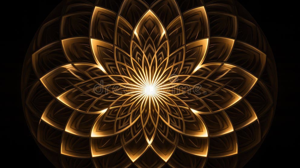 Arcs Light Geometric Pattern Stock Illustration - Illustration of ...