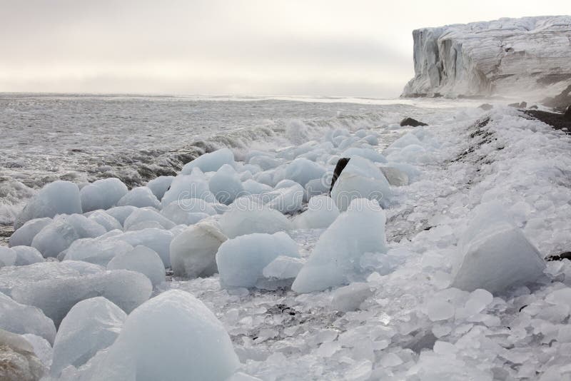 Arctic coast stock image. Image of glacier, snowcapped - 15618203