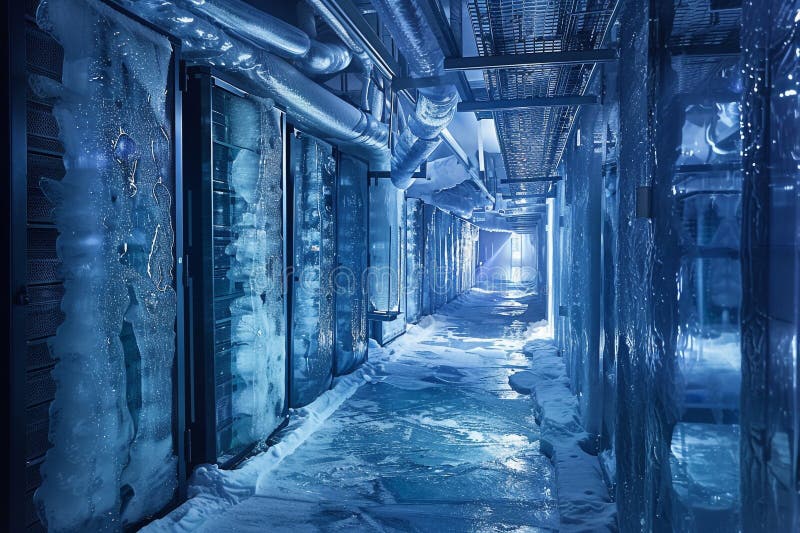 Arctic Cooling System in a Server Farm with Polar Winds Channeled ...