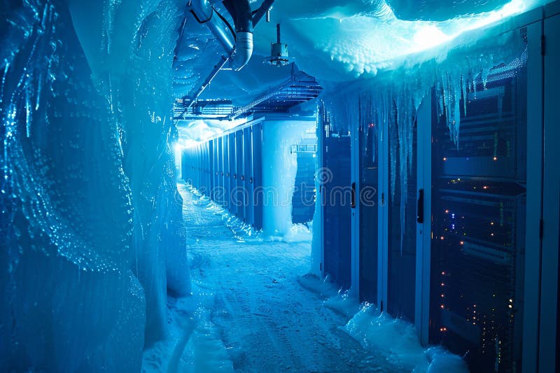 Arctic Cooling System in a Server Farm with Polar Winds Channeled ...