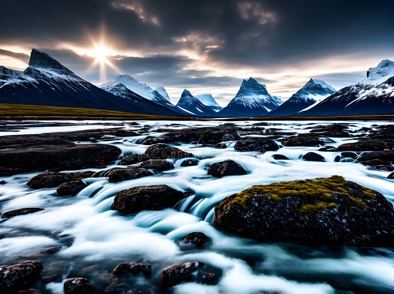 Arctic Focus Detailed High Quality Sharply Defined. Stock Illustration ...