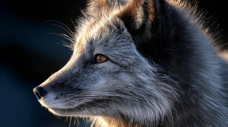 This Arctic Fox Displays Its Striking Fur and Keen Expression in ...