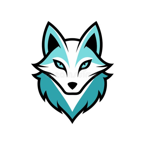 Arctic Fox Head Mascot Logo Stock Vector - Illustration of forest, cute ...