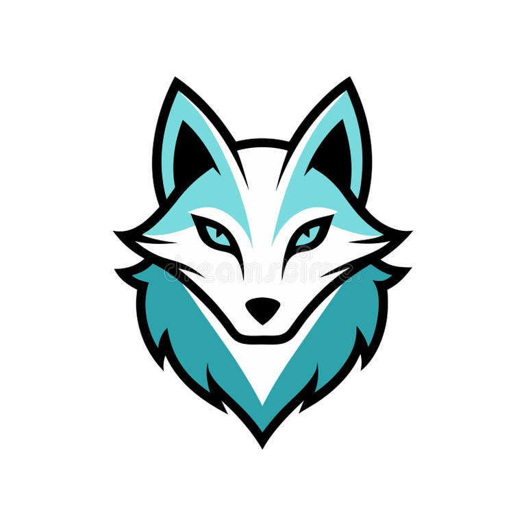 Arctic Fox Head Mascot Logo Stock Vector - Illustration of forest, cute ...