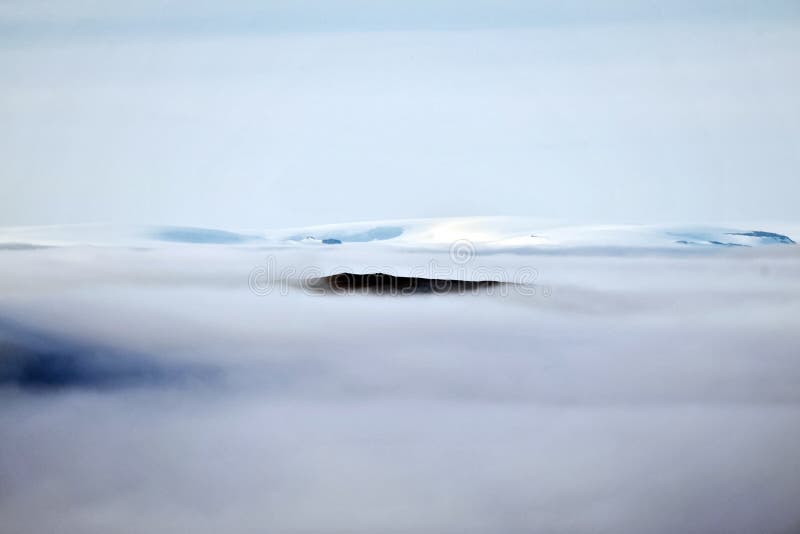 Arctic Landscape, Arctic Tundra And Ice Of Arctic Ocean Stock Photo ...