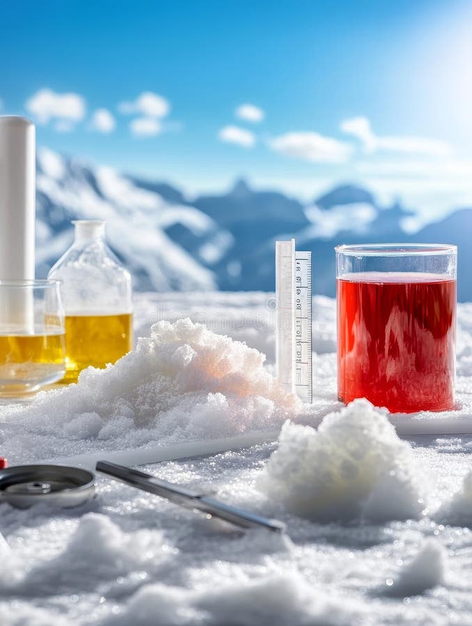 Arctic Snow Pack Analysis Station Scientific Research in a Pristine ...