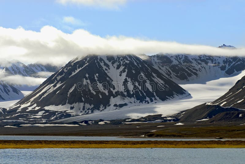 Arctic Tundra Landscape In Spitzb Stock Photo - Image: 5249856