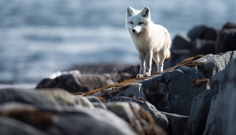 Wolf Howling Sitting
