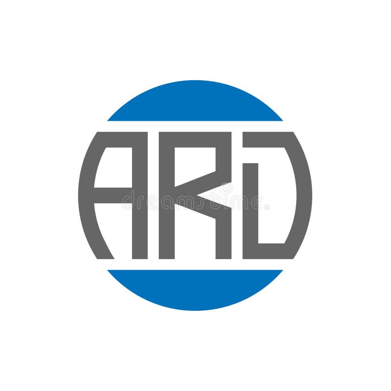 ARD Letter Logo Design on White Background. ARD Creative Initials ...