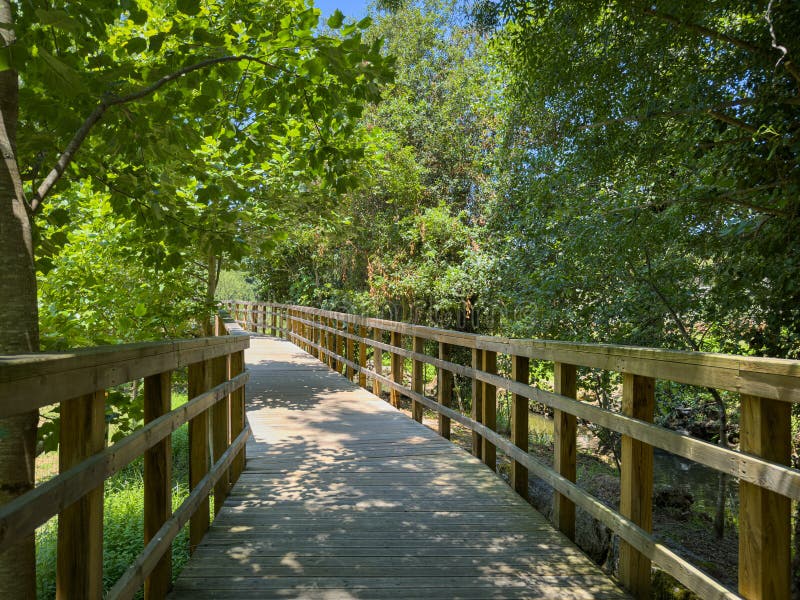Arda Walkways in Arouca Municipality, Aveiro - Portugal Stock Photo ...