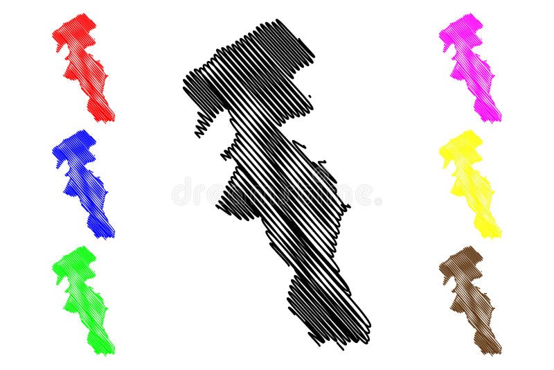 Ardabil Province Map Vector Stock Vector - Illustration of icon, county ...