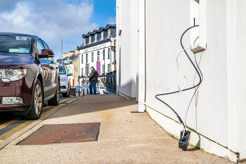 Ardara, County DONEGAL , IRELAND - March 13 2020 : Communication Box ...