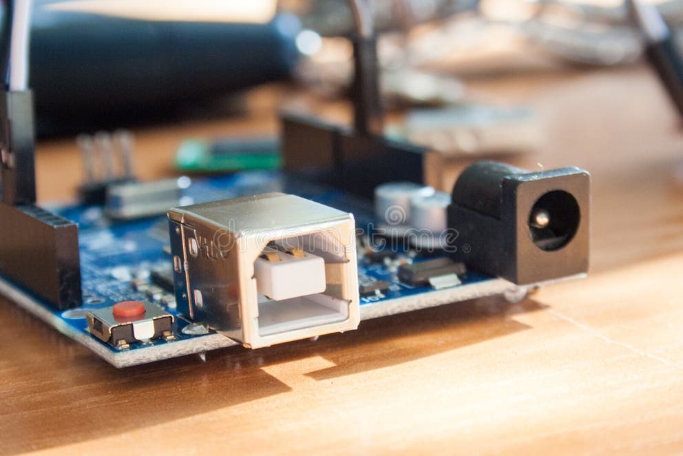 Arduino Board Micro Controller Used for Building Digital Devices Stock ...